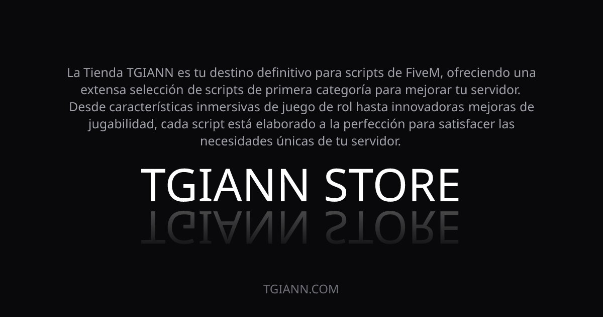 Tienda TGIANN
